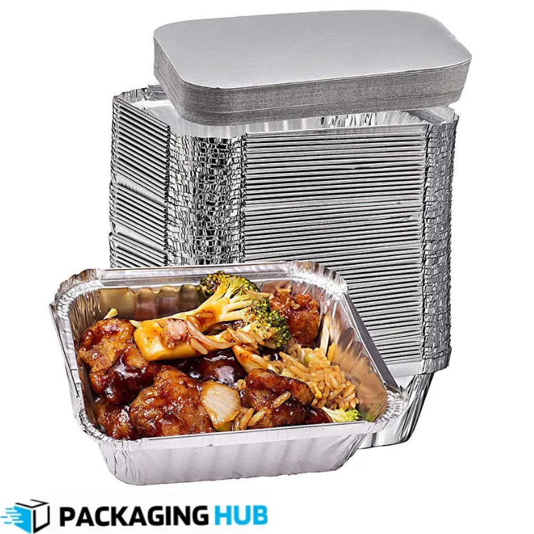 Aluminium Foil Containers With Lids in Pakistan | F1–F4 Sizes